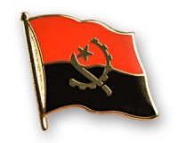 Flaggen-Pin Angola Flaggen Pin Fahnen Anstecker Pin Versand Shop